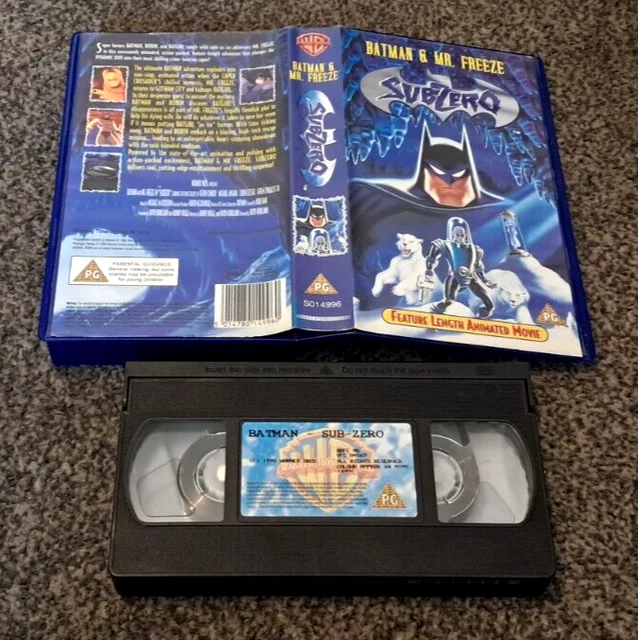 BATMAN & MR Freeze Sub Zero Feature Length Pal Vhs Video Kids Children ...