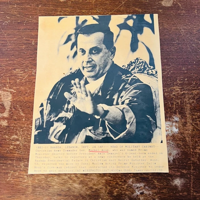 MAGAZINE CLIPPINGS GENERAL Michel Aoun Named Prime Minitster September ...