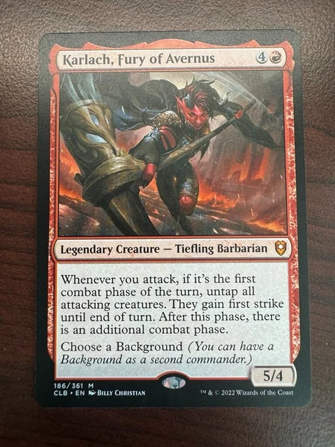 MTG COMMANDER LEGENDS : Baldur's Gate - Karlach, Fury of Avernus #186 ... MTG COMMANDER LEGENDS : Baldur's Gate - Karlach, Fury of Avernus #186 ...