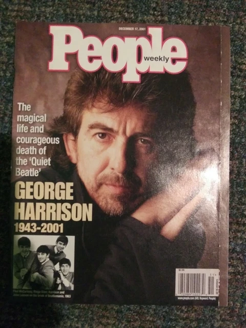 GEORGE HARRISON'S DEATH - THE BEATLES - People Magazine Issue (DEC. 17 ...