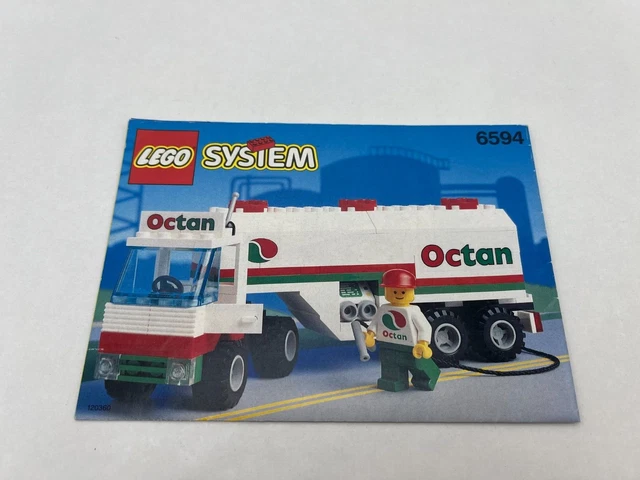 LEGO® BAUANLEITUNG SYSTEM Town 6594 Octan Tankwagen Instruction ...