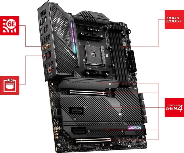 MOTHERBOARD BUNDLE - MSI MPG X570s + Ryzen 5 5600x + 32GB DDR4 RAM £500 ...