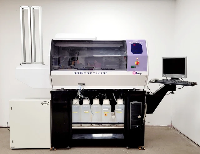 GENETIX QARRAY MICROARRAY Imprimante Avec Jun-Air 400 Compresseur OF302 ...