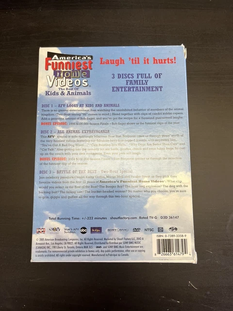 AMERICA'S FUNNIEST HOME Videos: The Best Of Kids & Animals - DVD - VERY ...