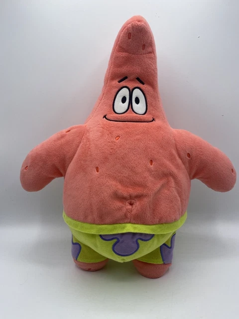 PATRICK CUDDLY SOFT Toy Plush SpongeBob Star Starfish Viacom 15” Pink ...
