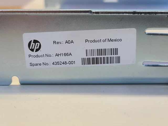 HPE STOREEVER 1/8 G2 Tape Autoloader Rack Kit AH166A 435248-001 $180.00 ...