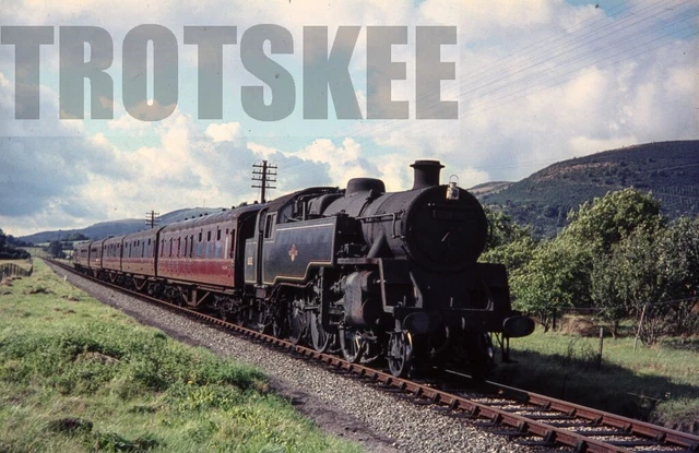 35MM SLIDE BR British Railways Steam Loco 80132 Class BR4 c1964 ...
