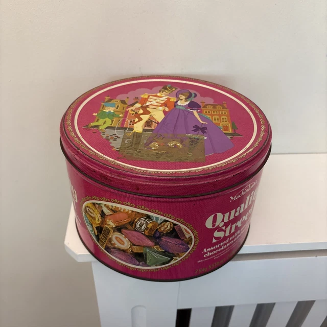 VINTAGE ROWNTREE MACKINTOSH'S Quality Street Tin 2.5kg 5.5lb 1970s/80s ...