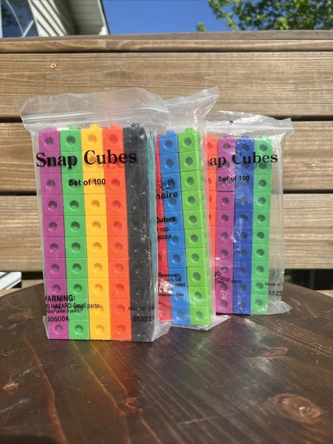 UNIFIX & SNAP Cubes Interlocking Cubes Elementary Math Counting Colors ...