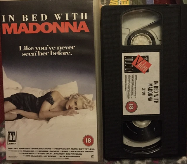 IN BED WITH Madonna Vhs Video £6.00 - PicClick UK