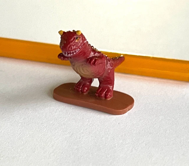 CARNOTAURUS MINIATURE DISNEY Park Mini Figure Dino Land Red Dinosaur ...