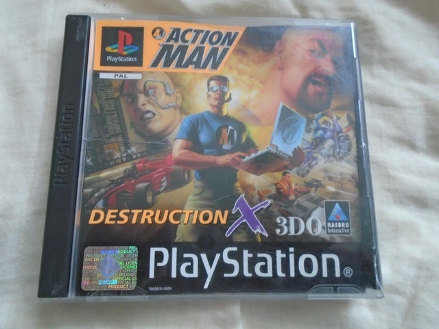 ACTION MAN DESTRUCTION X PS1 game (COMPLETE INC MANUAL) Sony ...