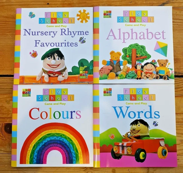 PLAY SCHOOL BOOKS Alphabet, Nursery Rhyme, Words, Colours $20.00 ...