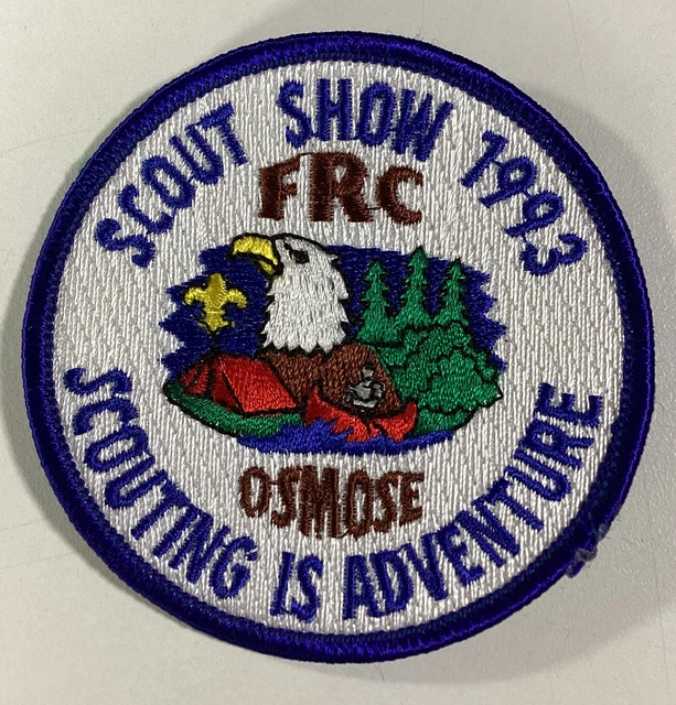 BSA BOY SCOUTS OF AMERICA patch vintage 1993 FRC Osmose Scouting is ...