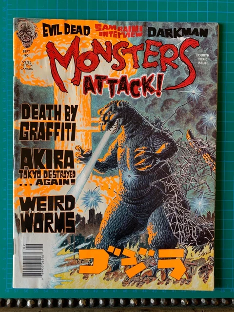 MONSTERS ATTACK! N° 4 1990 - Godzilla, Akira, Darkman EUR 10,00 ...