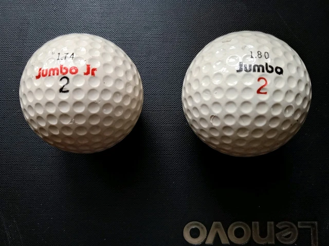 VINTAGE GOLF BALLS very rare Collectable Lynx jumbo Oversized X2 Take A ...