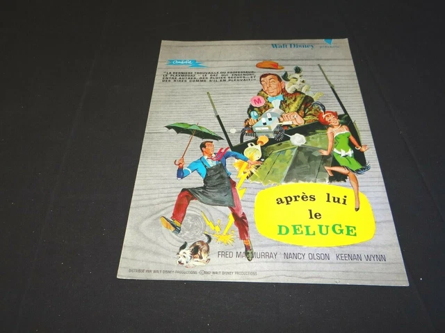 APRES LUI LE DELUGE Son of Flubber dossier presse cinema 1963 walt ...
