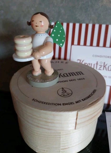 WENDT UND KÜHN Sonderedition ,,2025" Engel mit Baumkuchen Streng ...