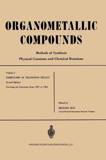 COMPOUNDS OF TRANSITION Metals by Michael Dub (English) Paperback Book ...