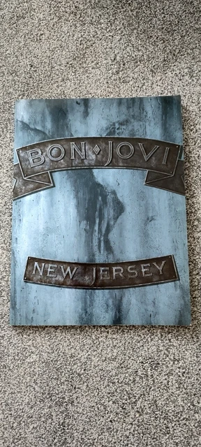 BON JOVI NEW Jersey Score Book for album Sheet Music Piano Vocal Guitar ...