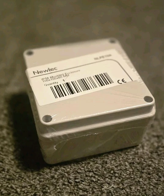 NEWLEC IP56 ELECTRICAL Enclosure Adaptable Box Waterproof Junction 100x100x60mm £5.22 - PicClick UK