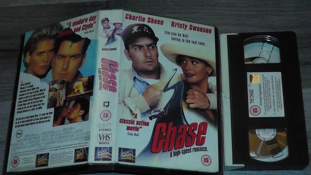 CHASE VHS VIDEO Tape Big Box Ex Rental FOX Charlie Sheen £4.99 ...