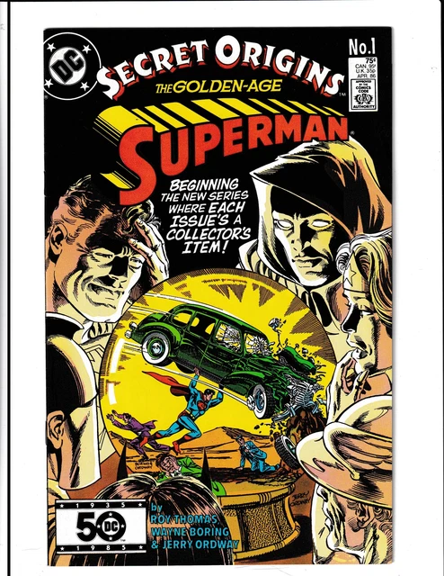 SECRET ORIGINS GOLDEN-AGE Superman #1 (DC Comics 1986) SEHR FEIN - 7,5 ...