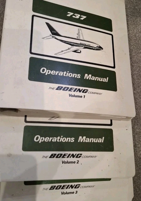 BOEING 737-200 OPERATION manuals £99.99 - PicClick UK