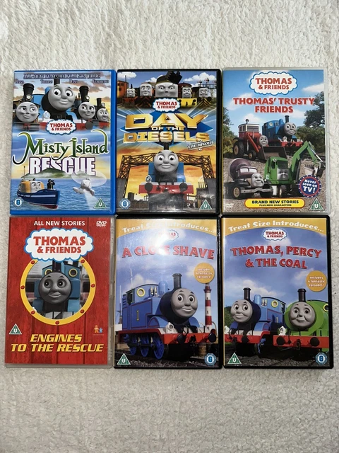 THOMAS THE TANK Engine DVD bundle X 6, Childrens, Animation, Family, (3 ...