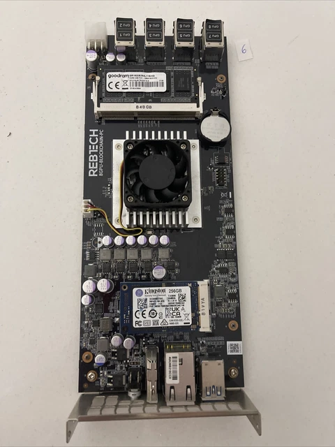 REBTECH 8GPU - Blockchain Mining Motherboard + Memory + SSD £100.00 - PicClick UK