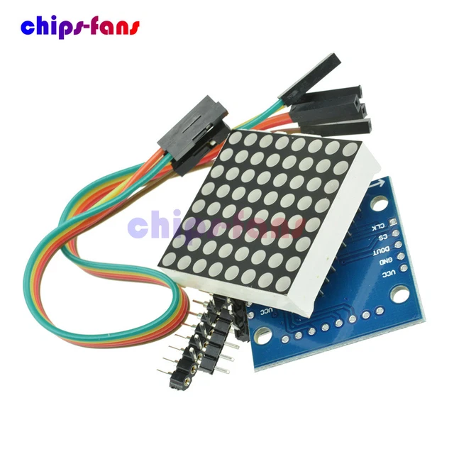 MAX7219 8X8 LED modulo matrice di punti modulo matrice punti per ...