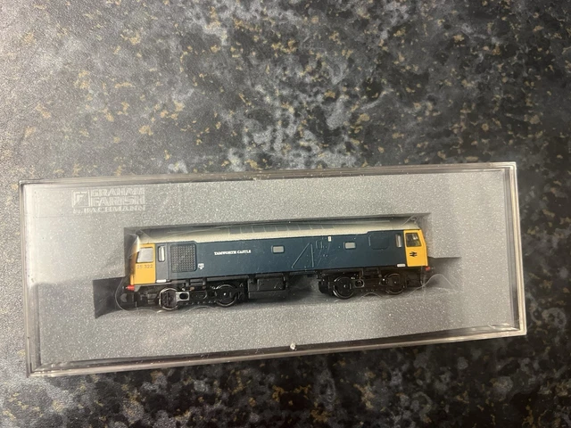 GRAHAM FARISH N Gauge BR BLUE Class 25 25322 Tamworth Castle £83.88 ...
