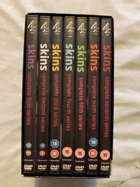 SKINS COMPLETE SERIES 1-7 DVD Box Set Uk Region 2 Season 1,2,3,4,5,6,7 ...