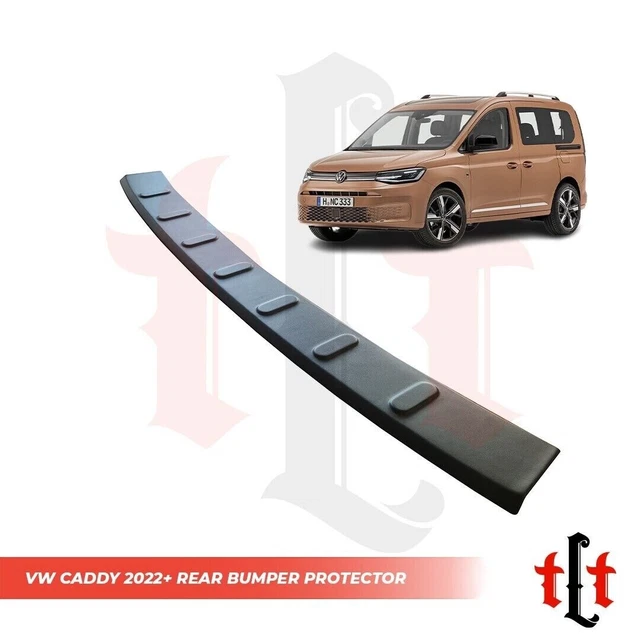 VW CADDY 2022 Onwards Rear Bumper Protector ABS Plastic Matte Caddy ...
