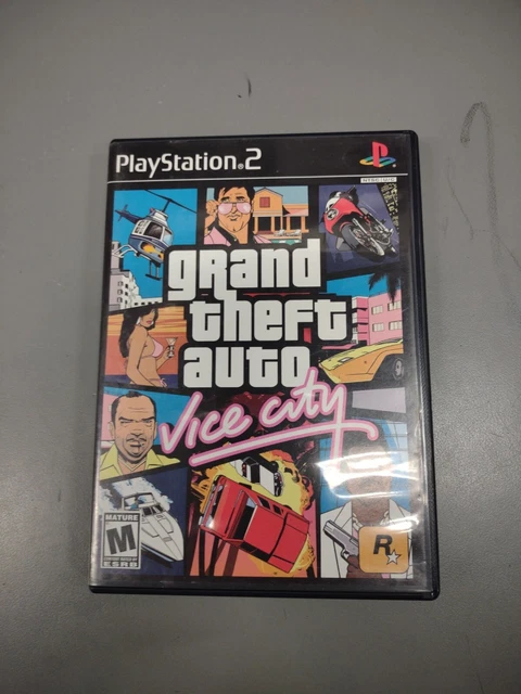GRAND THEFT AUTO Vice City (Play Station 2 PS2) manuale CIB completo e ...