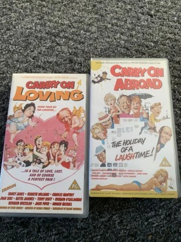 CARRY ON ABROAD VHS Video Retro, Carry on loving bundle deal rare cheap ...