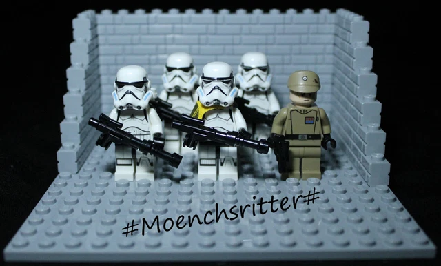 LEGO STAR WARS Minifiguren Imperial Stormtrooper Team + Officer (sand ...