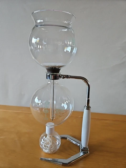 ANCIENNE CAFETIERE HELLEM A Depression Bruleur Verre Pyrex 8 Tasses ...
