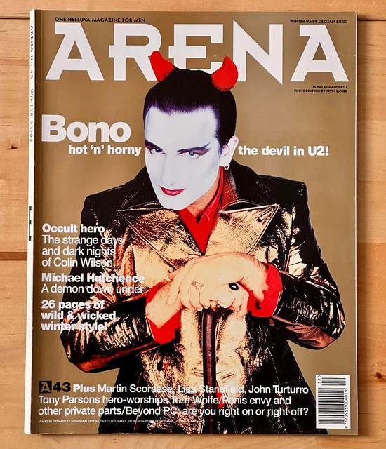 ARENA MAGAZINE: NO.43 | Dec/Jan 1993 - Bono/U2 Hutchence Scorsese £19. ...