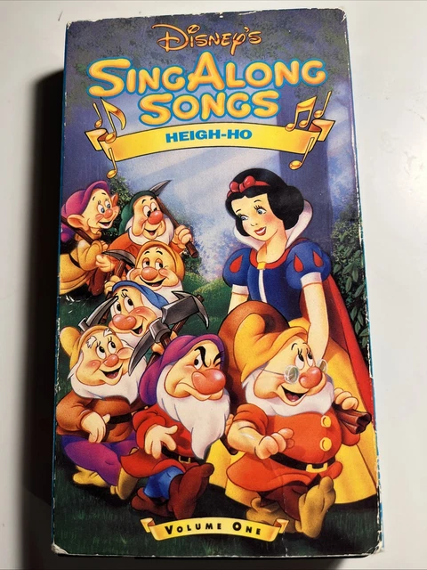 DISNEYS SING ALONG Songs Snow White: Heigh-Ho (VHS 1994) Walt Disney ...