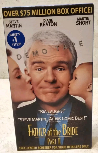FATHER OF THE Bride Part II VHS 1996 Promo Screener Promotional Video ...