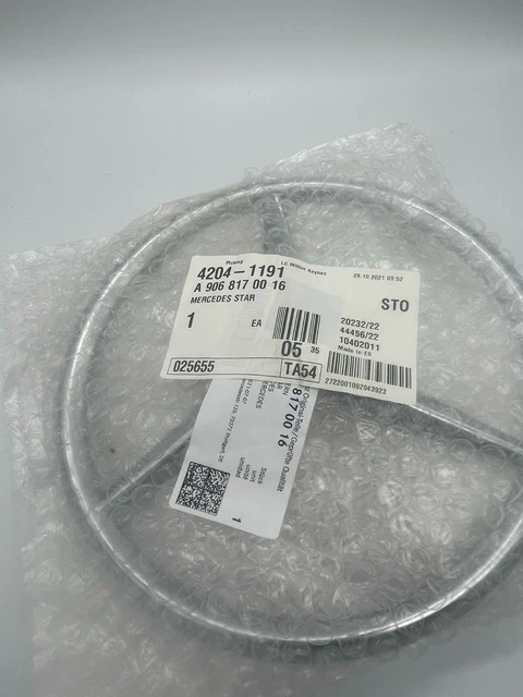 NEW GENUINE MERCEDES Benz Sprinter 906 Front Grill Badge Emblem ...