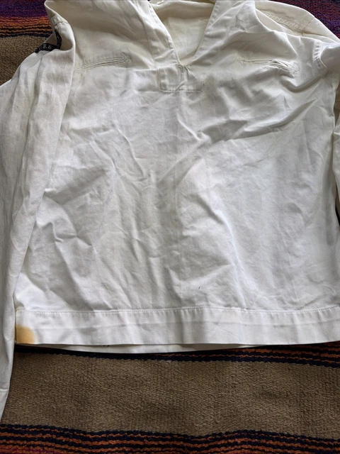 WWII US NAVY Uniform Cracker Jack White NAMED Military WW2 Shirt USS ...