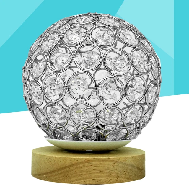 RATTAN BALL SHAPED Lamp USB Plug Night Light Decorative Lamp Desktop ...