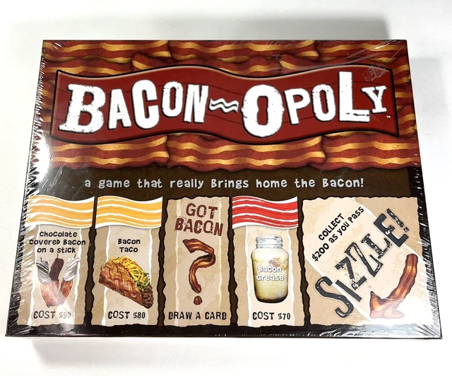 BACON-OPOLY BACON LATE for the Sky Board Game New Factory Sealed £22.60 ...