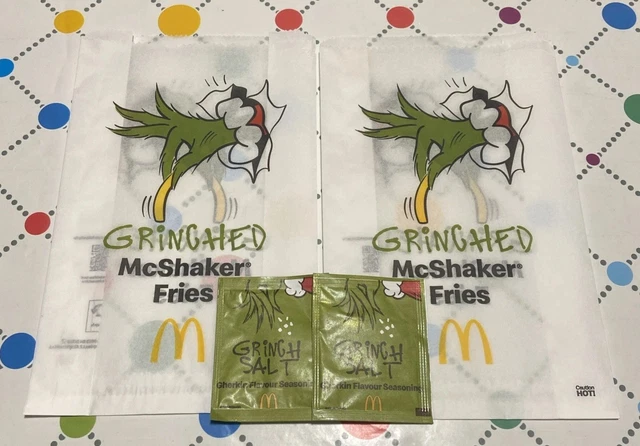 MCDONALD’S GRINCH SALT Grinched Gherkin Flavour Seasoning McShaker ...