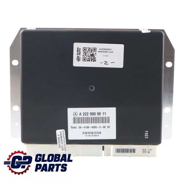 MERCEDES W205 W222 Air Suspension Module Control Unit ECU A2229009811 £ ...