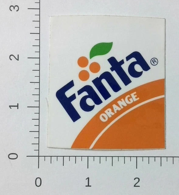 VINTAGE SODA POP Vending Machine Coca-Cola Co Fanta Orange Sticker ...