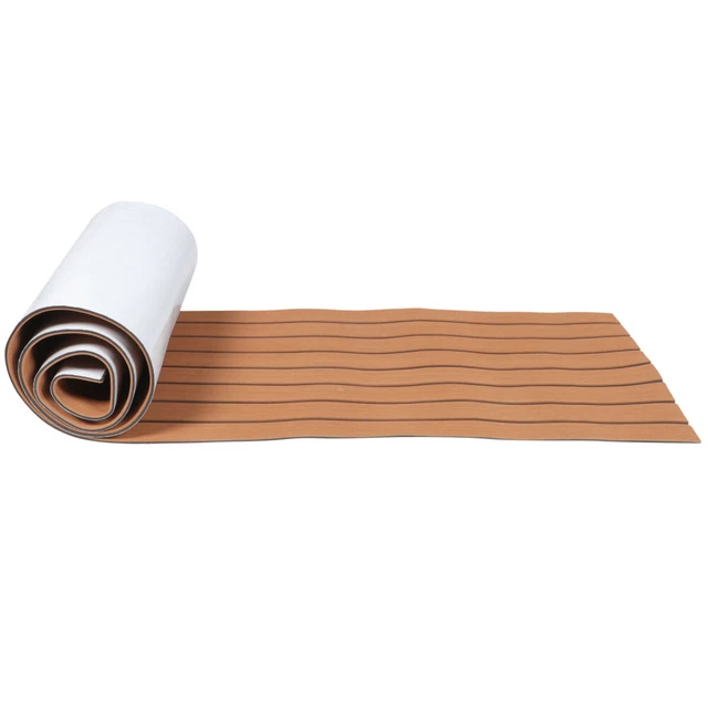 1 ROULEAU GRIS Clair Eva Pont En Teck Feuille Plancher Bateau Fit Pour ...