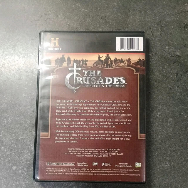 THE CRUSADES: CRESCENT and the Cross DVD 3 Disc set Narrated by Keith ...